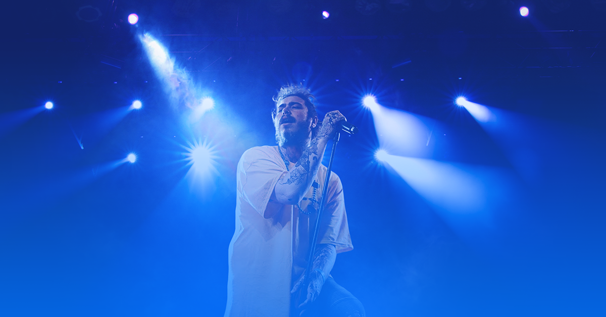Post Malone & Carter Faith in Nashville, TN at Nissan Stadium ...